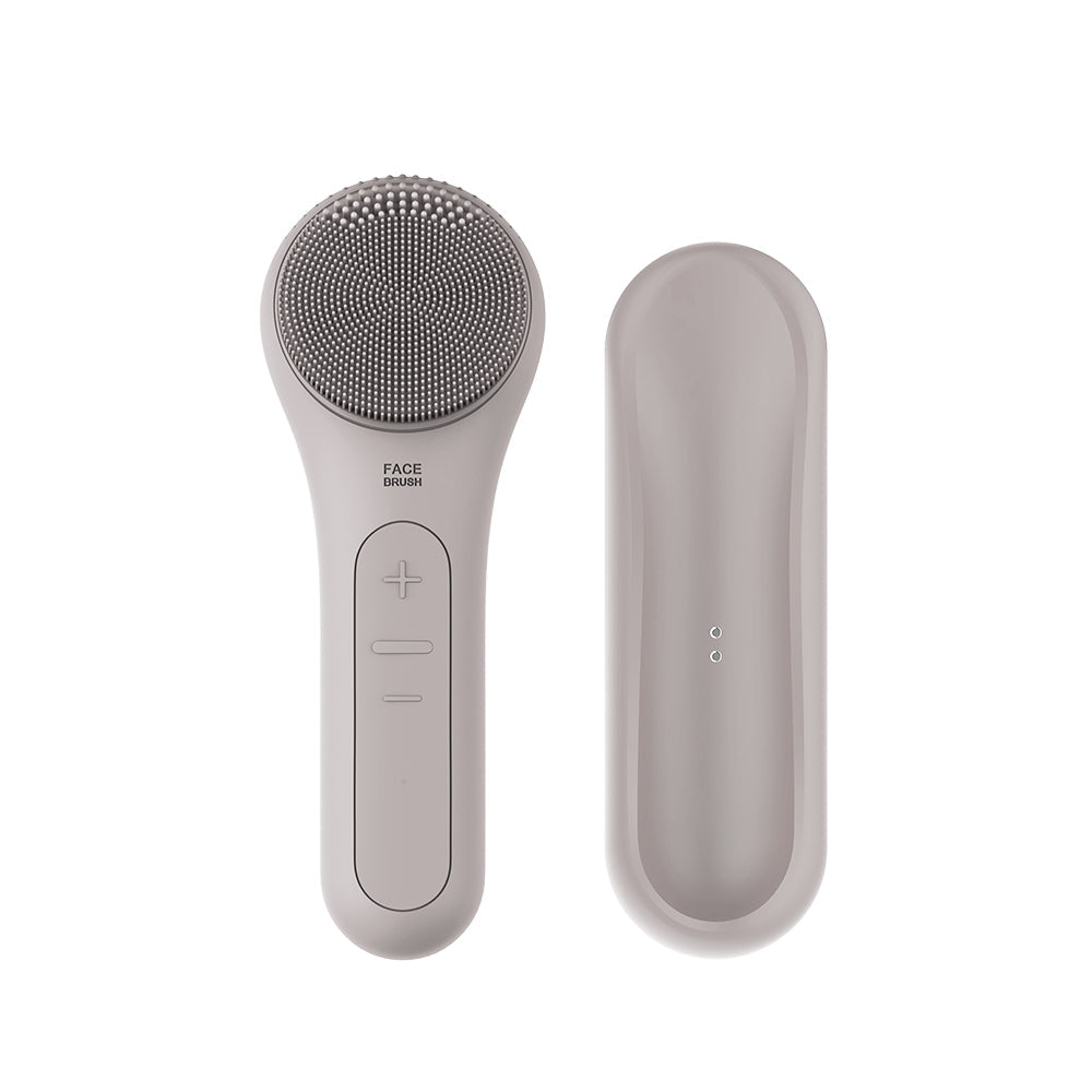 Beige Facial Cleansing Brush | Dr Pen Microneedle – Dr Pen New Zealand